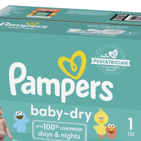 Pampers | Accessories | 25pampers Baby Dry Diapers Size 1 | Poshmark